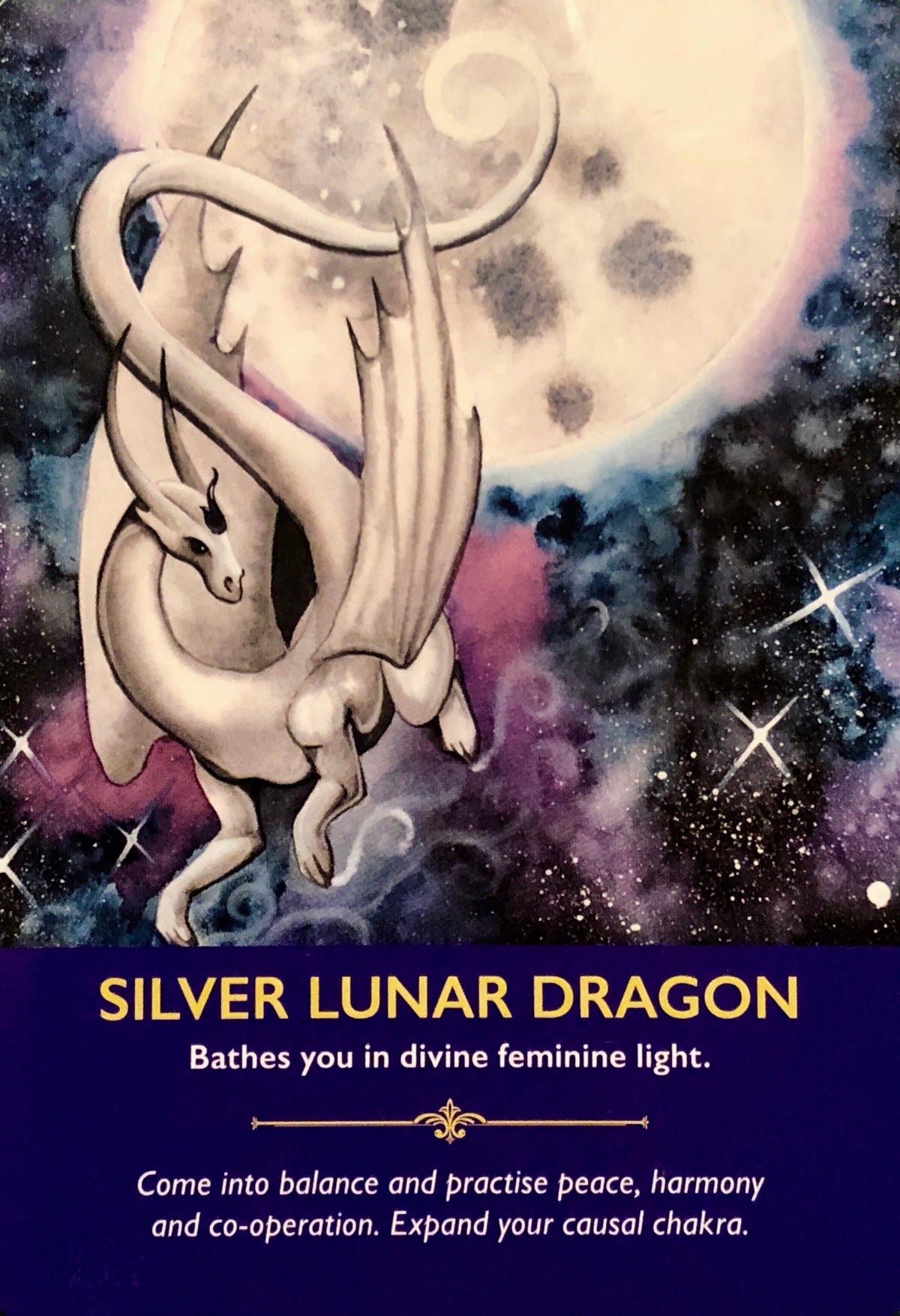 Silver Lunar Dragon – Archangel Oracle